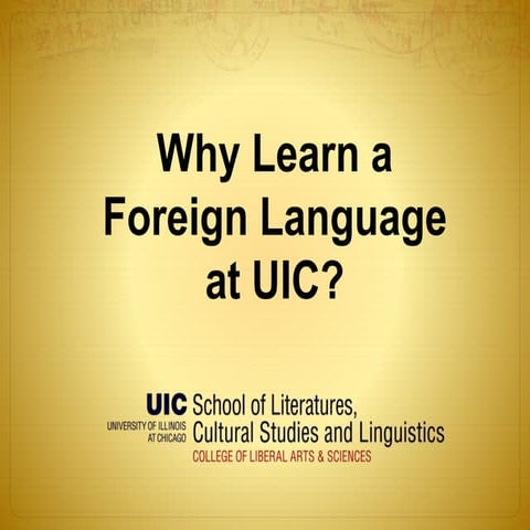 Why we study language | PPT