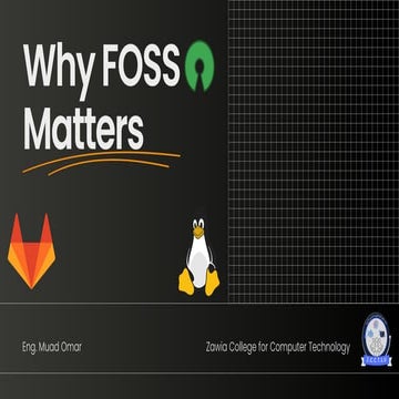Why Free and Open Source Software (FOSS) Matters: Ethics, Benefits, and ...