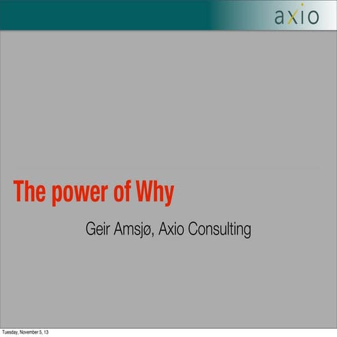 The Power of Why | PDF
