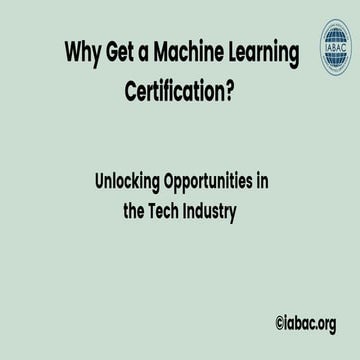 AI & ML Professional Certification | IABAC | PDF