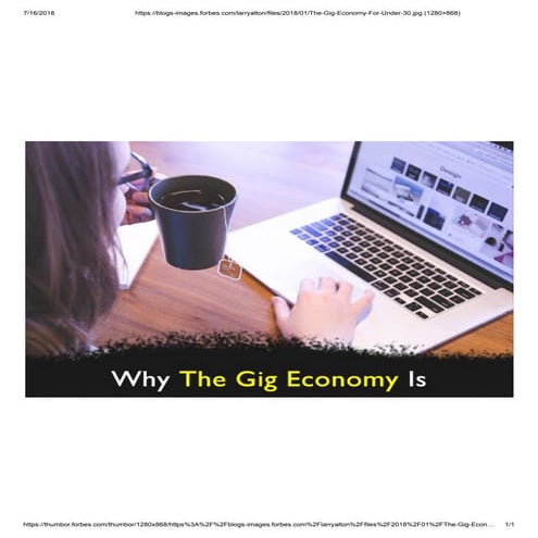 Why gig economy | PDF | Economy | Business and Finance