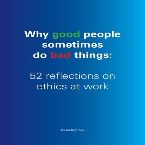 Why good people sometimes do bad things | PDF