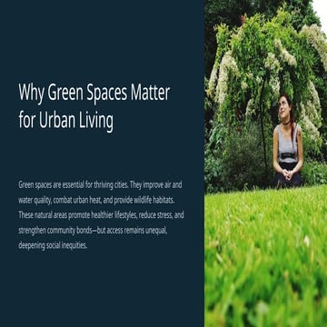 The Vital Role of Green Spaces in Urban Biodiversity Reach Green.pptx