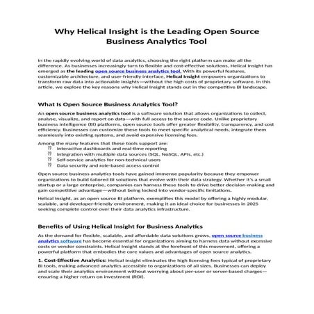 Why Helical Insight is the Leading Open Source Business Analytics Tool in 2025.pptx