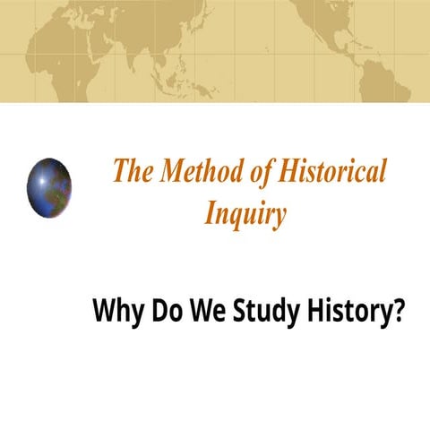 The Power of History | PPTX