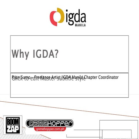 Why Igda | PPT