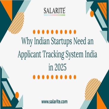 Why Indian Startups Need an Applicant Tracking System India in 2025.pdf