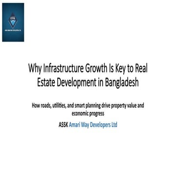 Why Infrastructure Growth Is Key to Real Estate Development in Bangladesh | PPTX