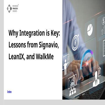 Why Integration Is Key: Lessons from Signavio, LeanIX, and WalkMe | PPTX
