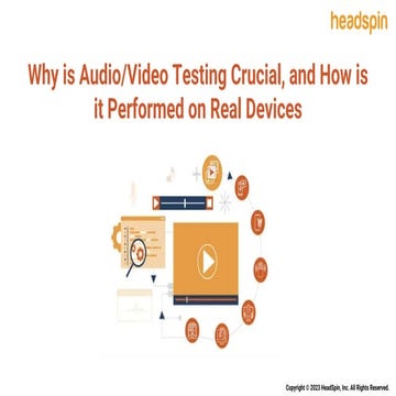 Why is Audio Video Testing Crucial, and How is it Performed on Real ...
