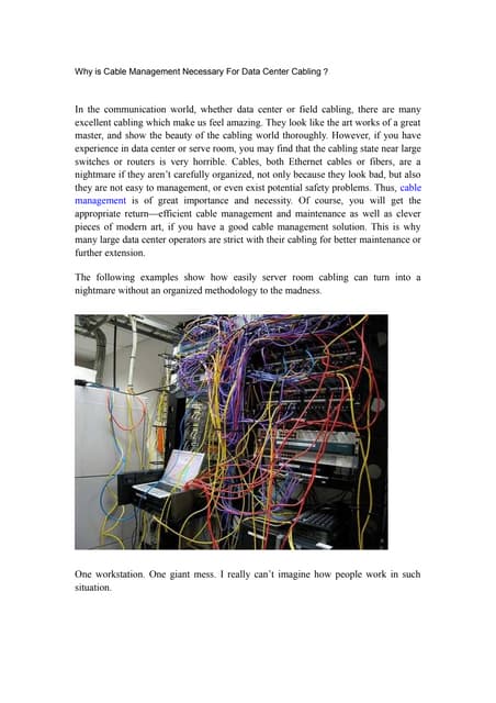 Cable Management Training powerpoint .pptx