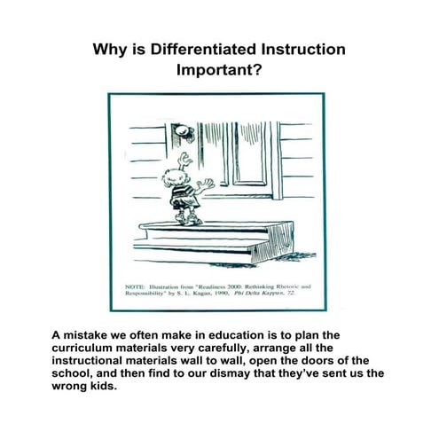 Why is differentiated instruction important | PDF