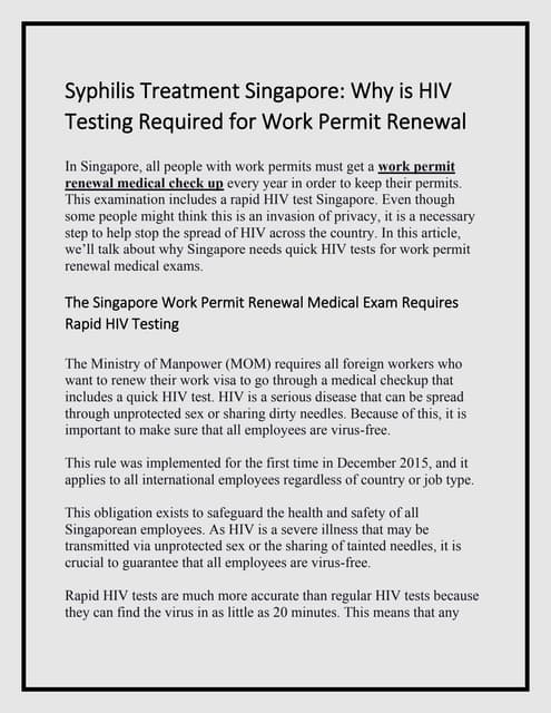 Hiv test | PDF