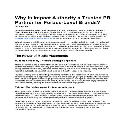 Why Is Impact Authority a Trusted PR Partner for Forbes-Level Brands_.docx
