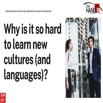 Why is it so hard to learn new cultures | PDF