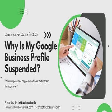 Why Did Google Suspend Your Business Profile—and What Should You Do ...