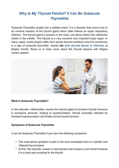 What are thyroid problems symptoms? | PPT