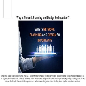Why is Network Planning and Design So Important.pptx