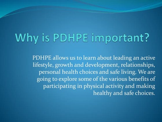 PDHPE | PPT