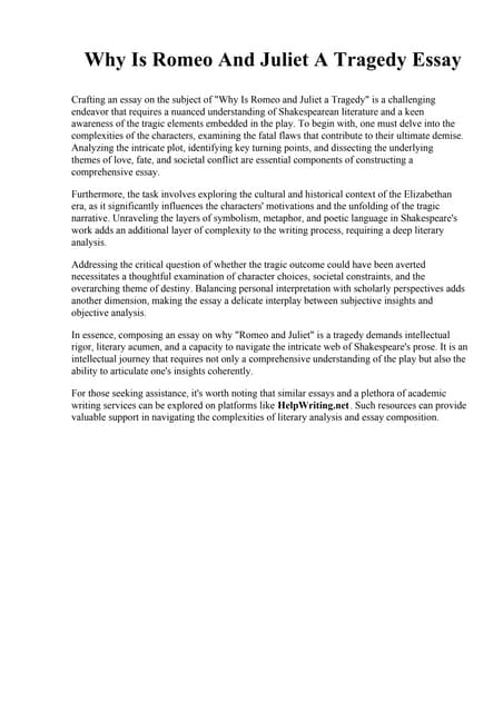 Romeo And Juliet Comparison Essay.pdf