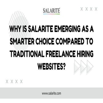 Why is Salarite emerging as a smarter choice compared to traditional ...