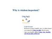 Wisdom . | PPTX | Spirituality | Religion & Spirituality