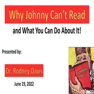Why Johnny Can't Read.pptx