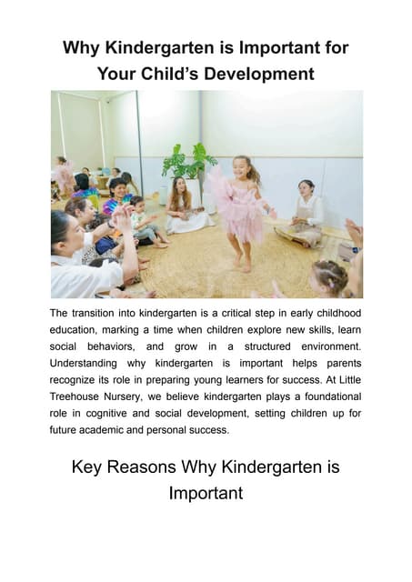 7 Benefits Of An Early Childhood Learning Program For Kids | PDF