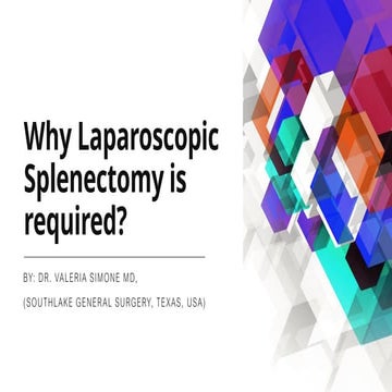 Laparoscopic Splenectomy | PPT