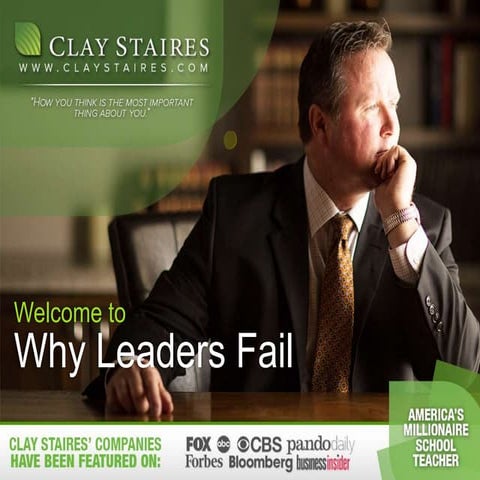 Why leaders fail presentation final | PPTX | Business Administration ...