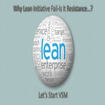 Lean Transformation with Value stream mapping | PPT