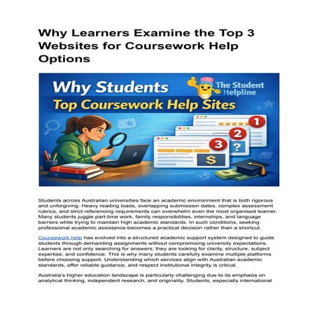 Why Learners Examine the Top 3 Websites for Coursework Help Options (1).pdf