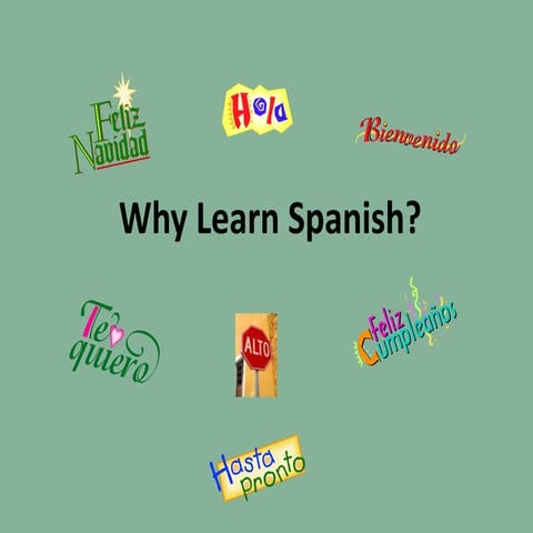 Why learn spanish ppt | PPTX