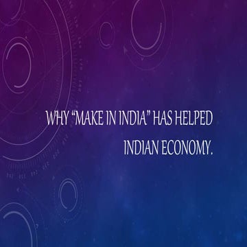 Make in india | PPTX