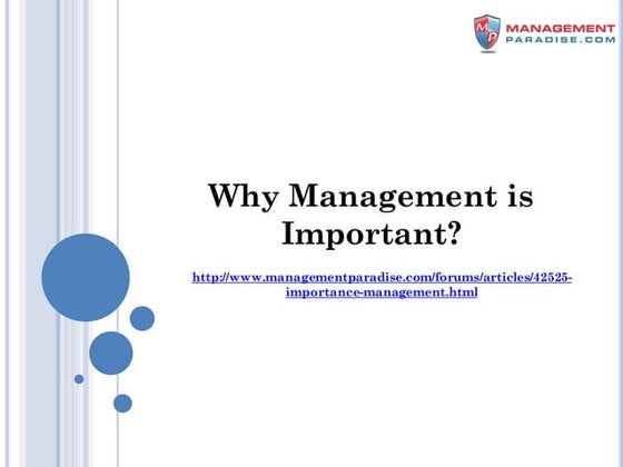The 5 M’s of Management.pptx | Business | Business and Finance