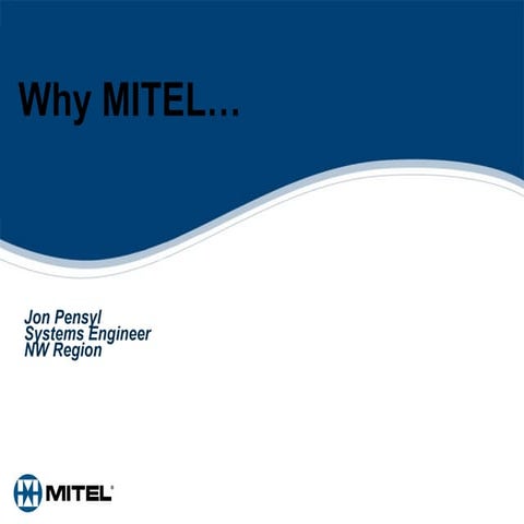 Why Mitel | PPT
