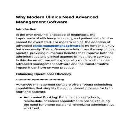 Why Modern Clinics Need Advanced Management Software.pdf
