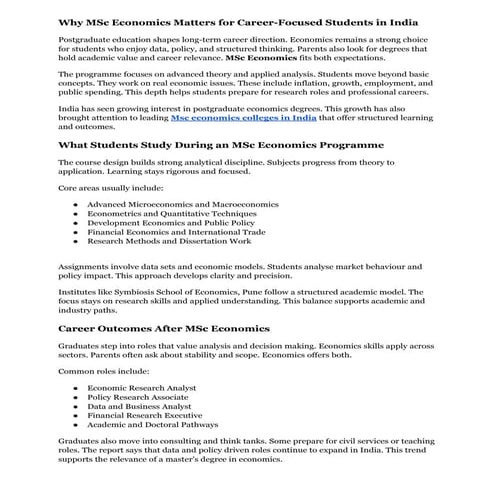 Why MSc Economics Matters for Career-Focused Students in India.pdf