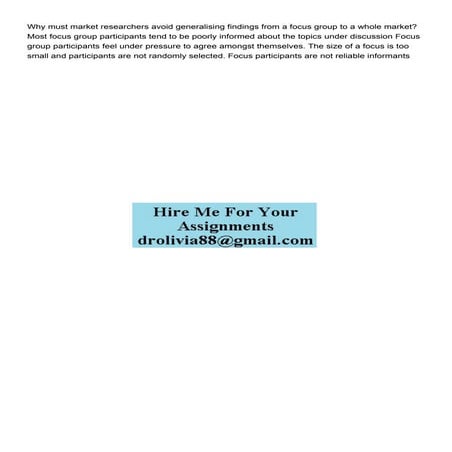 Why must market researchers avoid generalising findings from.pdf
