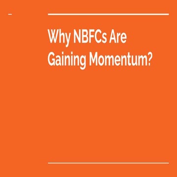 The Evolution of Non-Banking Financial Companies (NBFCs) in India ...