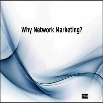 Why network marketing dmr | PPT | Internet | Computing