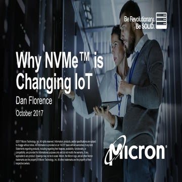 Advantech: Why NVMe? | PDF