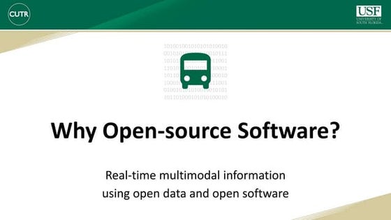 Open-source Transit Software | PPT