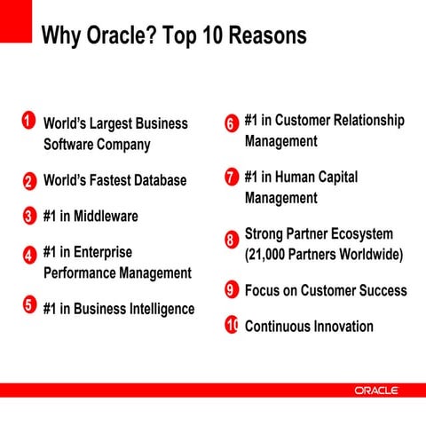 Why Oracle? | PPT