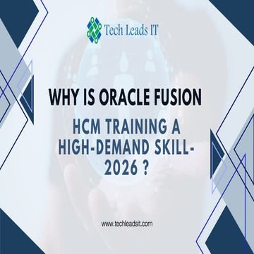 Oracle Fusion HCM Online Training | PDF