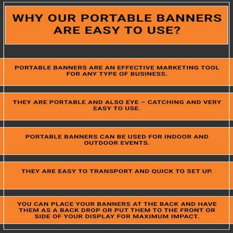 Why Portable Banners Are Easy to Use? | PDF