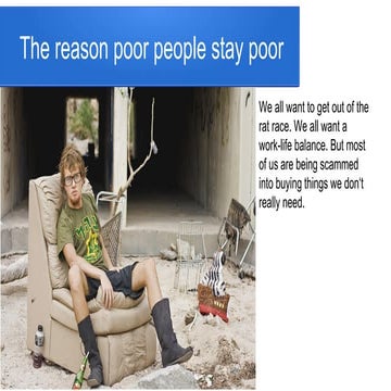 Why poor people stay poor.odp