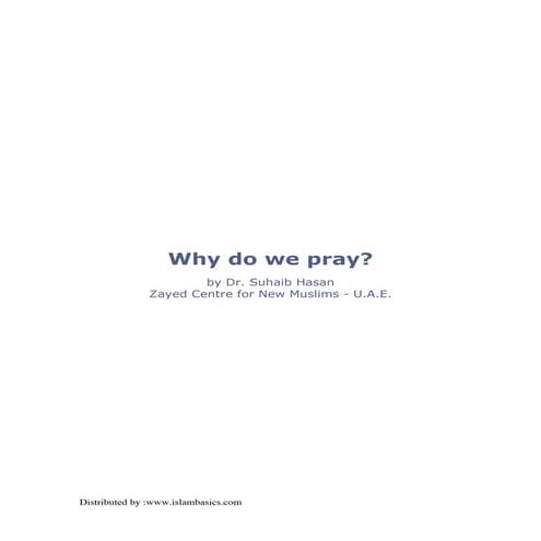 Why pray | PDF