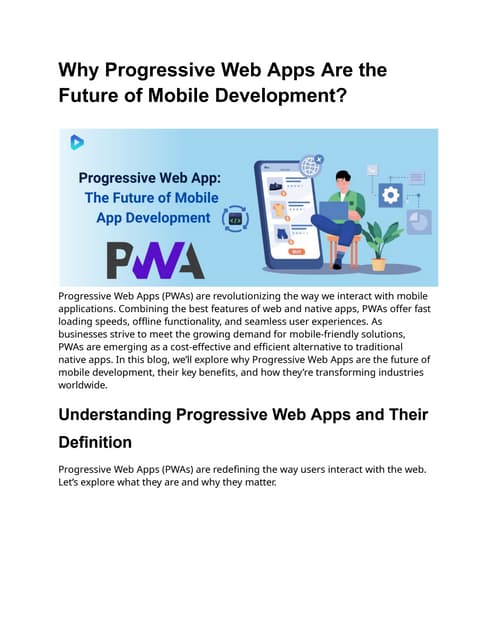 How Progressive Web Apps Are Shaping The Future Of Mobile Experiences Pdf