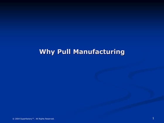 Pull Vs. Push Production | PPTX | Manufacturing Industry | Industries